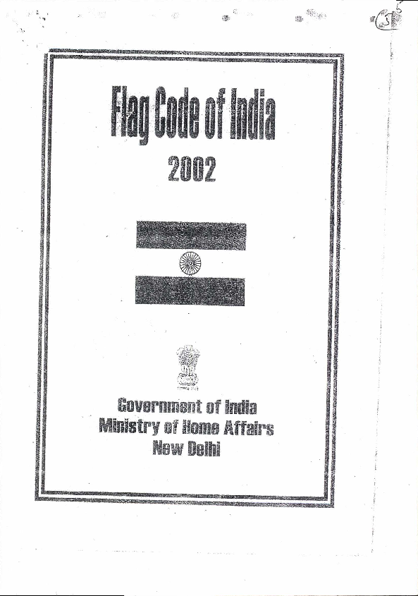 (PDF) Flag Code of India
