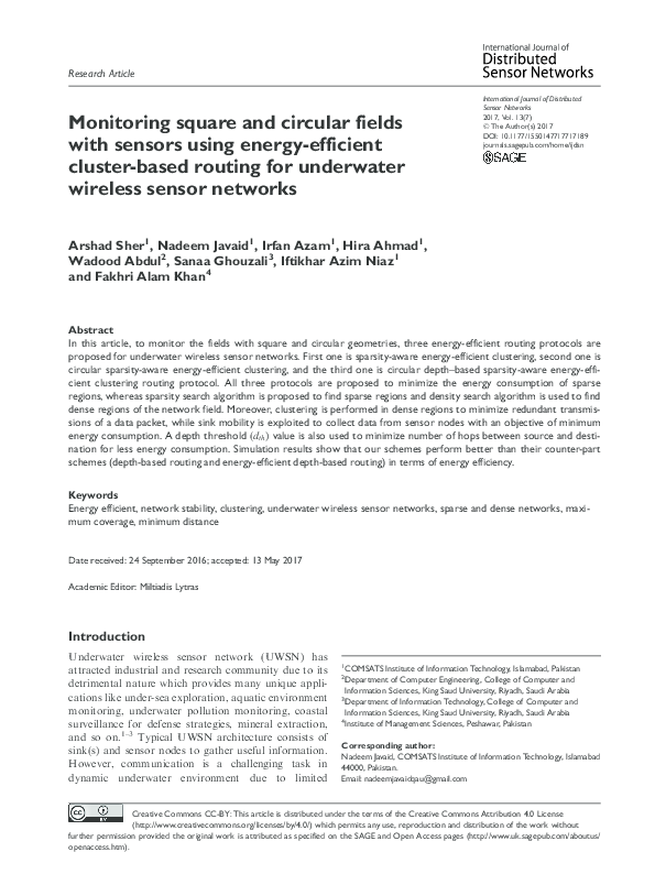 (PDF) Monitoring square and circular fields with sensors using energy-efficient cluster-based ...