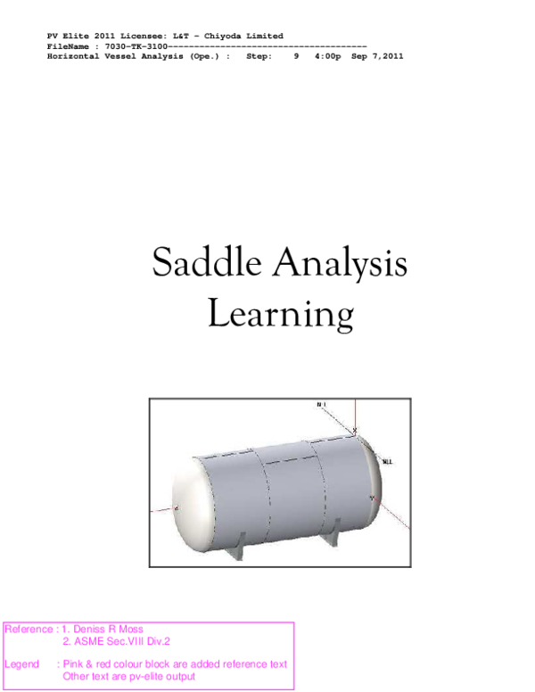 (PDF) Saddle Analysis