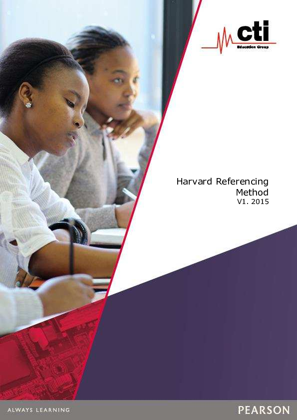 (PDF) Harvard Referencing Method