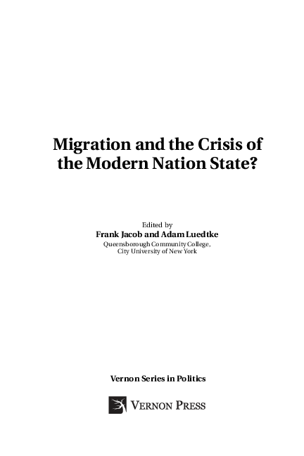 (PDF) Migration and the Crisis of the Modern Nation State?