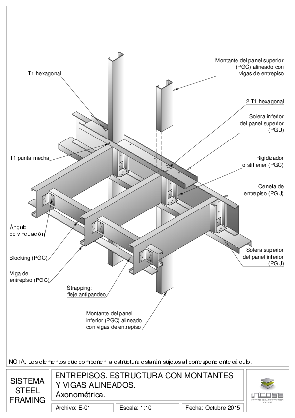 (PDF) SISTEMA STEEL FRAMING ENTREPISOS. ESTRUCTURA CON MONTANTES Y ...