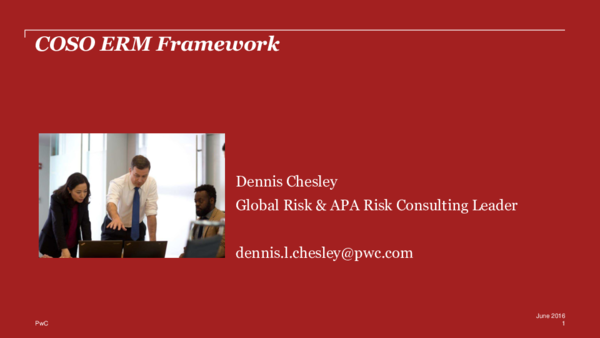 (PDF) COSO ERM Framework