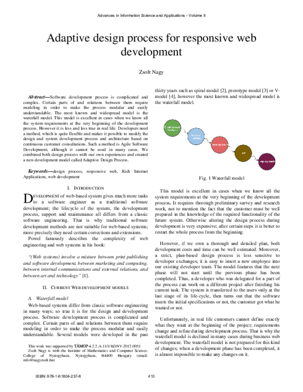 (PDF) Adaptive Design Process for Responsive Web Development