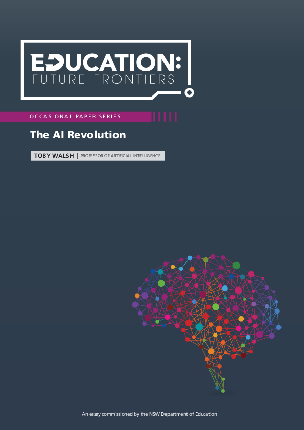 (PDF) The AI Revolution An essay commissioned by the NSW Department of ...