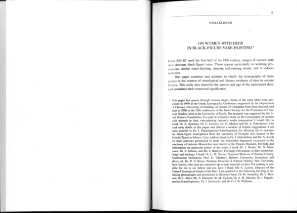 (PDF) Klinger Women with Deer