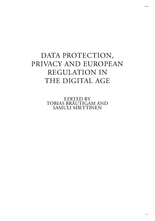 (PDF) Encryption and anonymisation online: Challenges for law ...