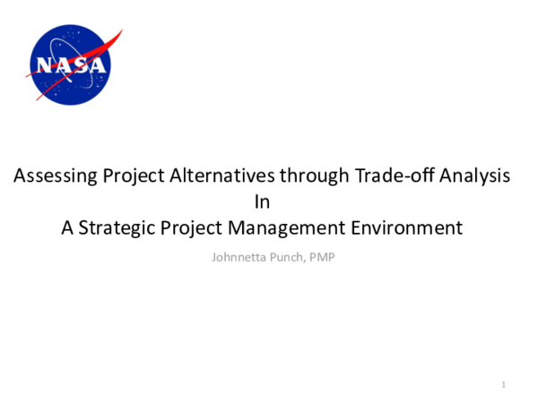 (PPT) Final Assessing Project Alternatives through Trade-off Analyses
