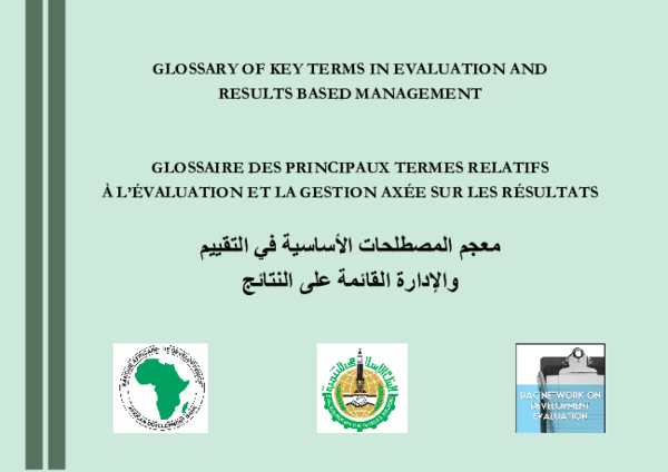 (PDF) GLOSSARY OF KEY TERMS IN EVALUATION AND RESULTS BASED MANAGEMENT GLOSSAIRE DES PRINCIPAUX ...