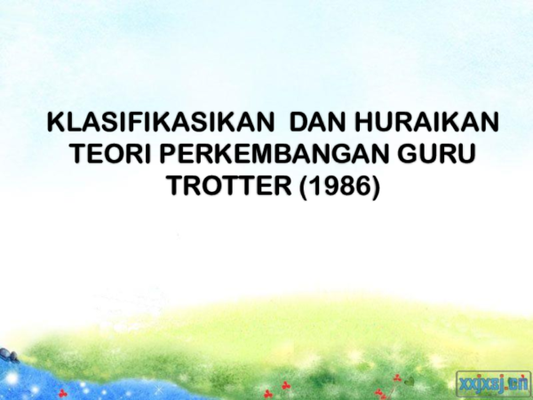 (PPT) Lima Peringkat Teori Trotter 1986