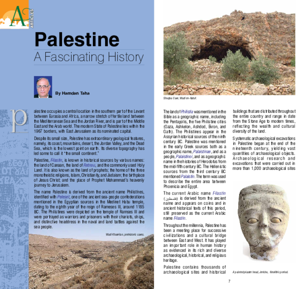 (PDF) Palestine A Fascinating History