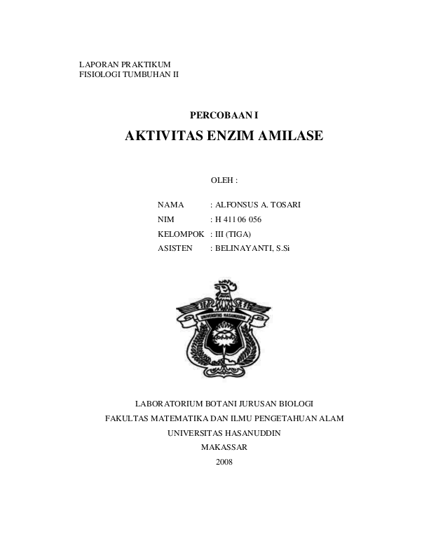 (PDF) AKTIVITAS ENZIM AMILASE
