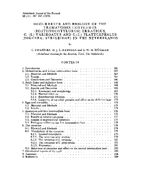 (PDF) Parasites of Dicentrarchus labrax, Anguilla anguilla, and Mugil ...