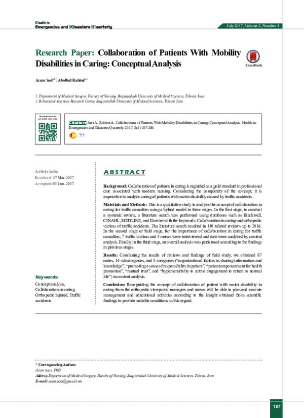 (PDF) Research Paper: Collaboration of Patients With Mobility ...