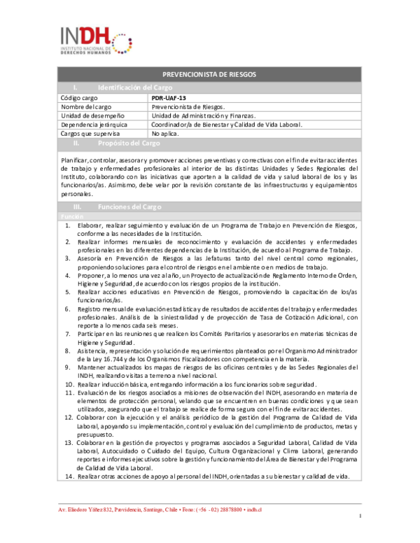(PDF) Programa de prevencion de riesgos | Gabriel Velasquez - Academia.edu