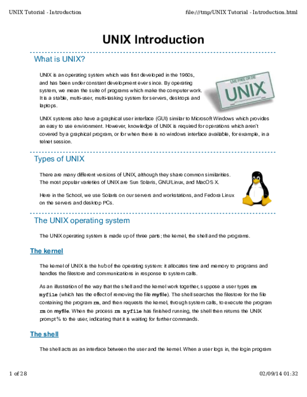 (PDF) Linux-intro