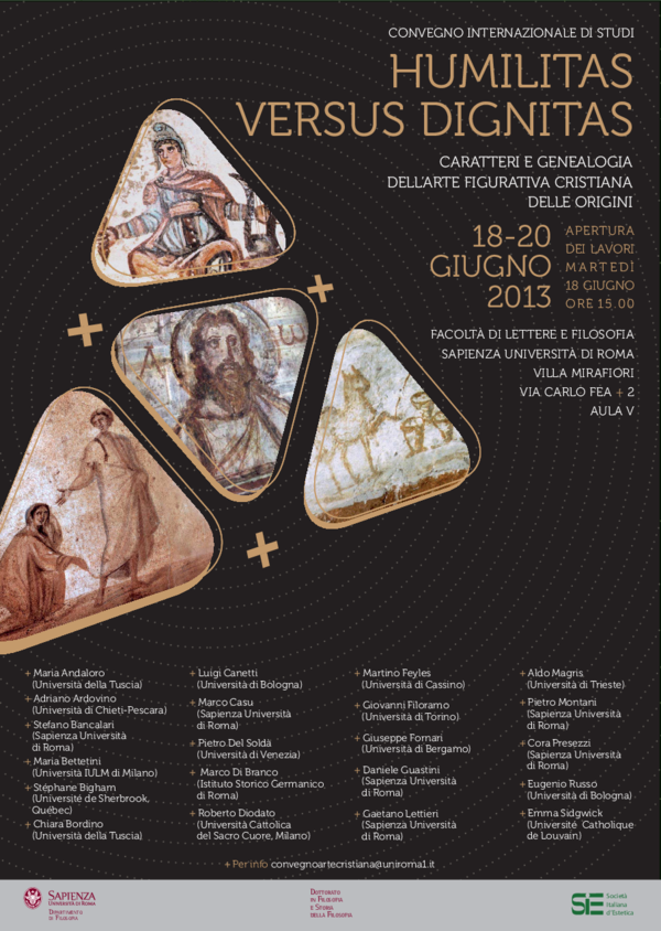 HUMILITAS VERSUS DIGNITAS CARATTERI E GENEALOGIA DELL'ARTE FIGURATIVA ...