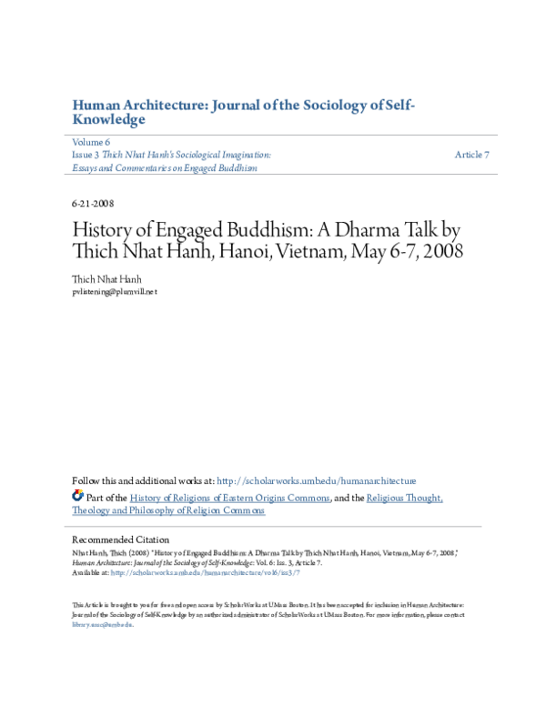 (PDF) Human Architecture: Journal of the Sociology of Self- Knowledge