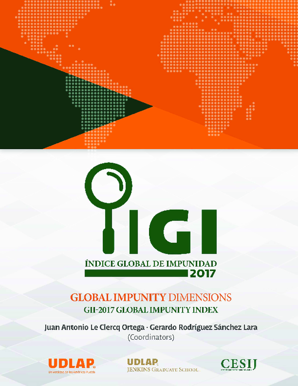 (PDF) Global Impunity Dimensions. Global Impunity Index 2017 (GII-2017)