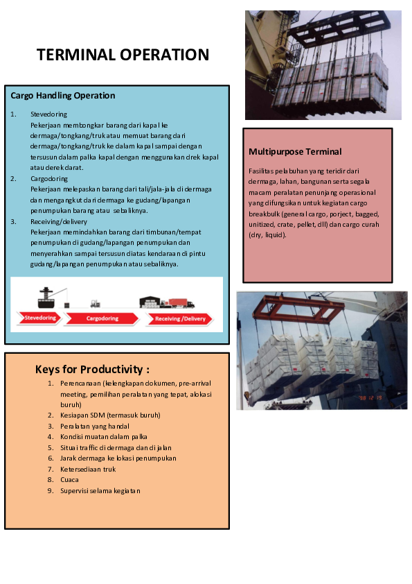 (PDF) TERMINAL OPERATION Multipurpose Terminal