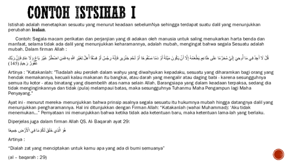 (PPT) CONTOH ISTSIHAB I