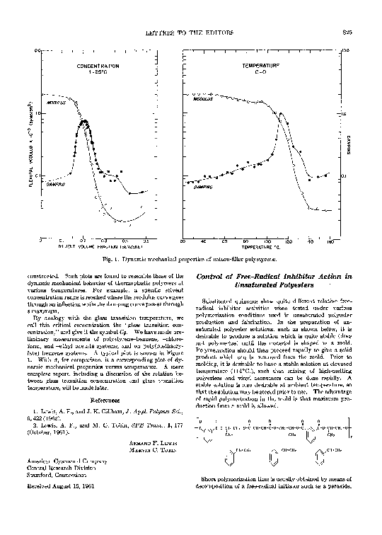 (PDF) Control of free-radical inhibitor action in unsaturated polyesters
