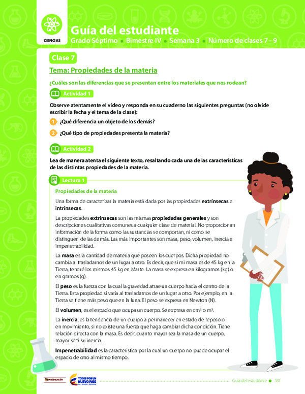 (PDF) Grado Séptimo Bimestre IV Semana 3 Número de clases 7 -9 Guía del ...