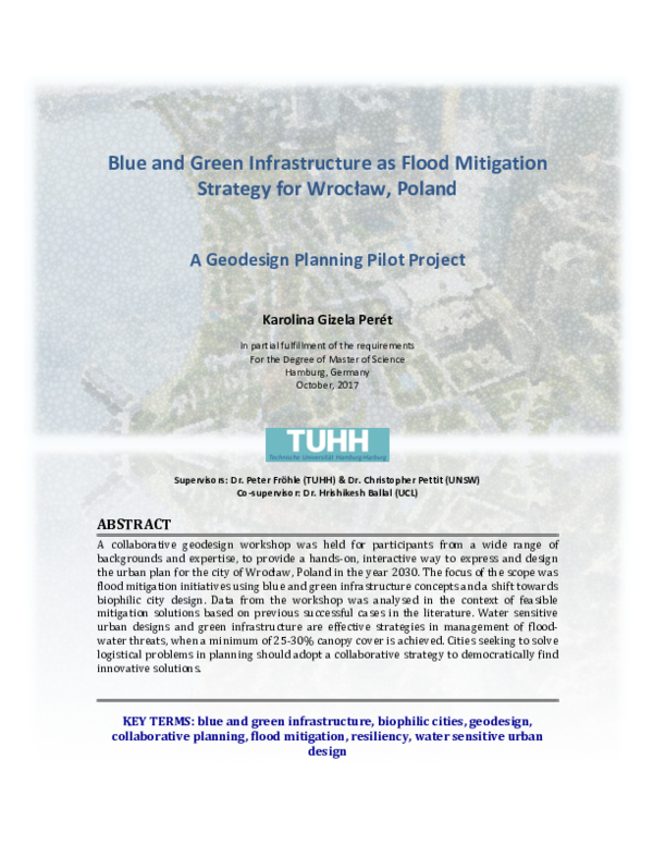 (PDF) Blue and Green Infrastructure as Flood Mitigation Strategy for ...