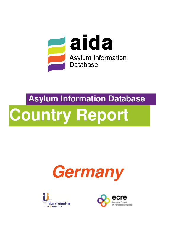 (PDF) Germany Asylum Information Database Country Report ACKNOWLEDGMENTS