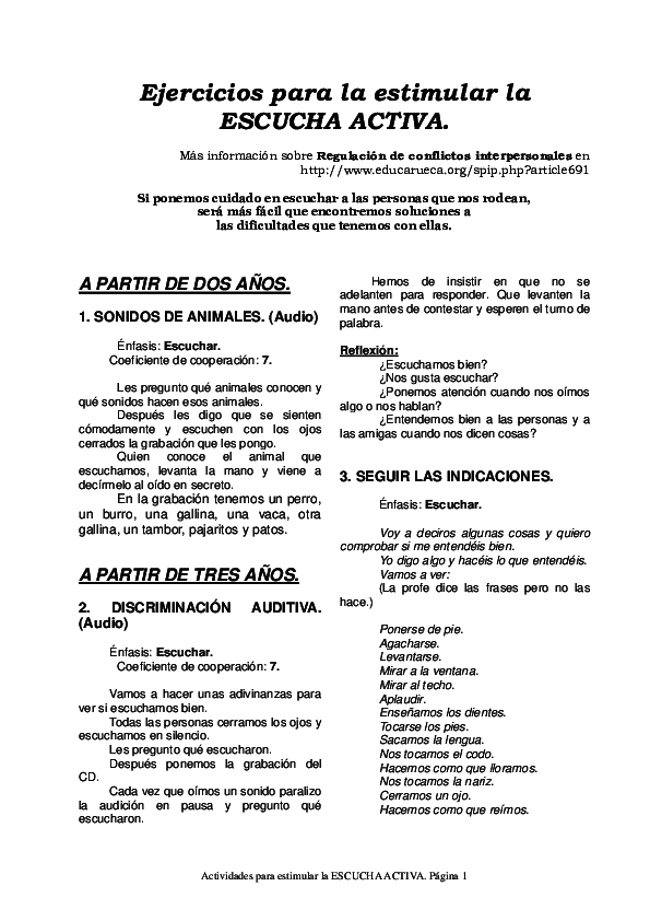 Cómo hablar para que los niños escuchen y cómo escuchar para