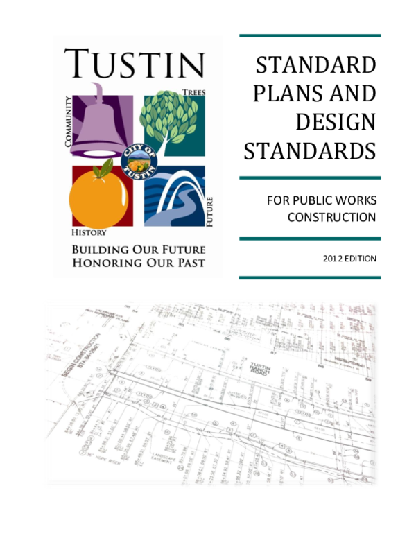 (PDF) STANDARD PLANS AND DESIGN STANDARDS FOR PUBLIC WORKS CONSTRUCTION ...