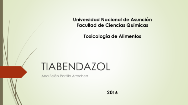 (PPT) TIABENDAZOL