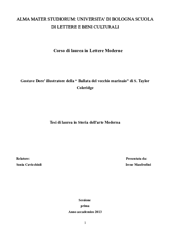 (PDF) Gustave Doré illustratore della Ballata del Vecchio Marinaio di S ...
