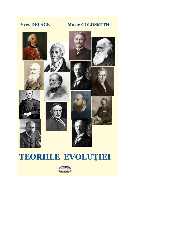 (PDF) Yves Delage, Marie Goldsmith, Teoriile evoluției. Cuprins și ...