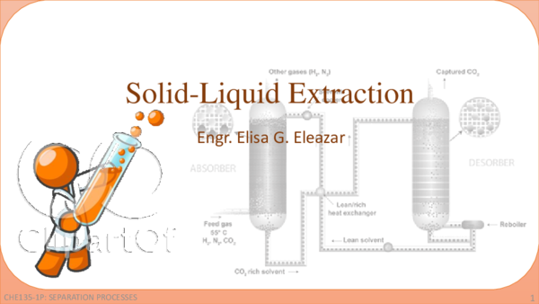 (PPT) Solid Liquid Extraction