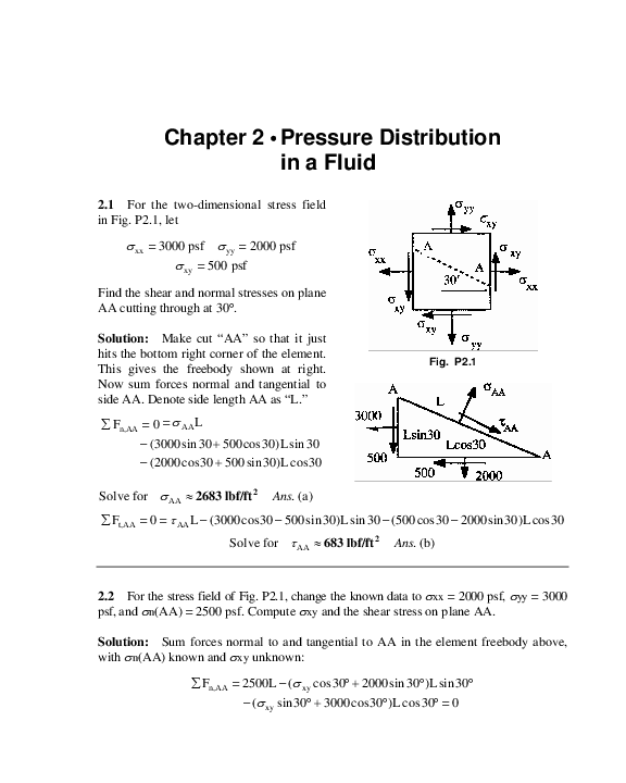 PDF Chapter 2 BULLET Pressure Distribution In A Fluid Vicky Smith PDF Chapter 2 BULLET Pressure Distribution In A Fluid Vicky Smith