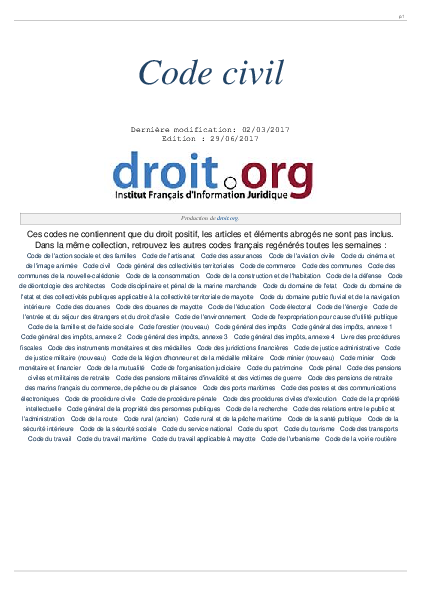 (PDF) Code civil