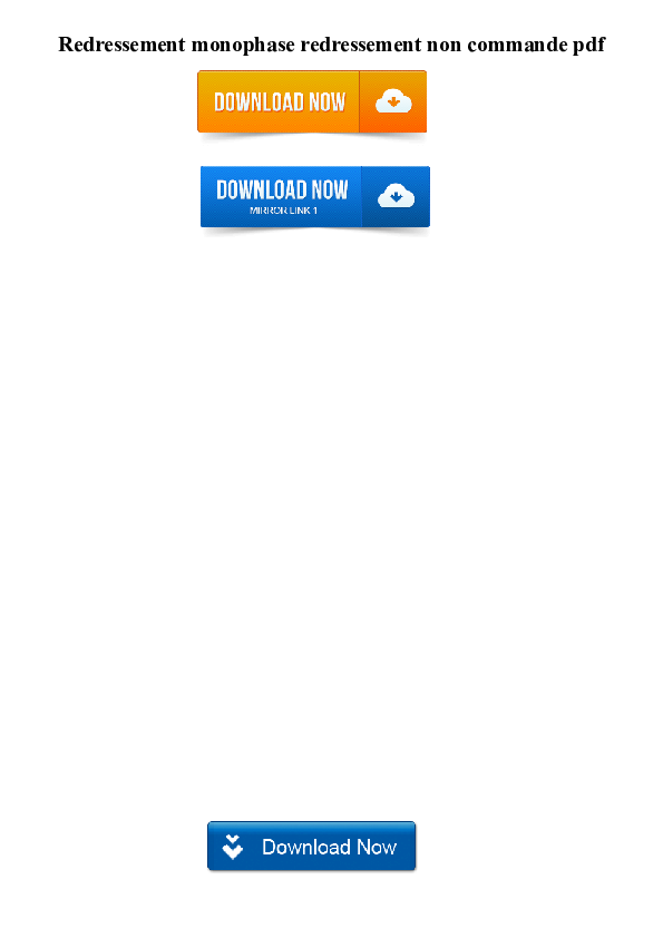 Le redressement commandé - Elearn