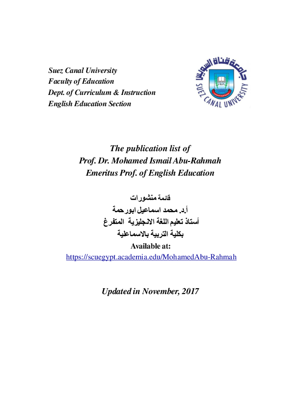 (PDF) Developing a task-based checklist for evaluating EFL student ...