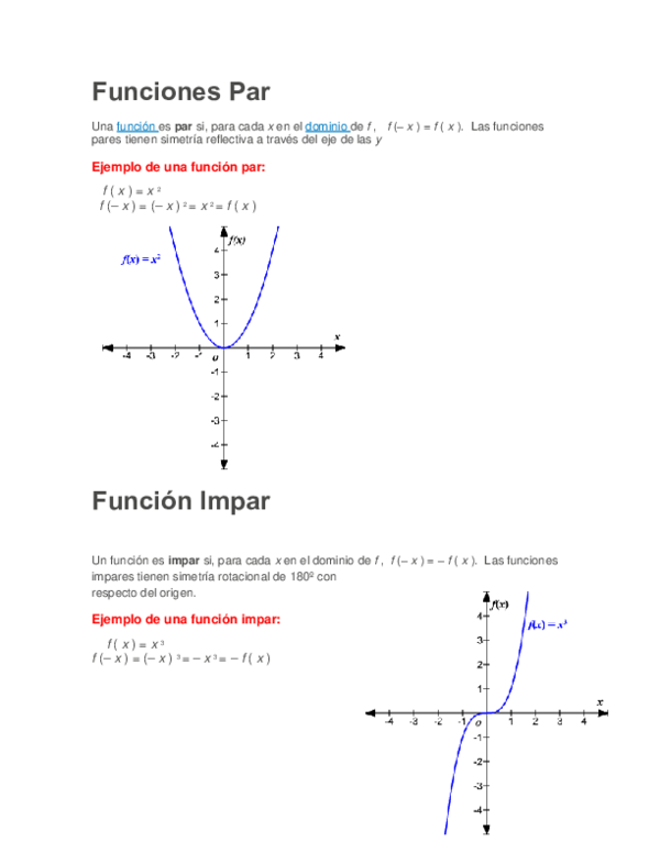 (DOC) Funciones Par