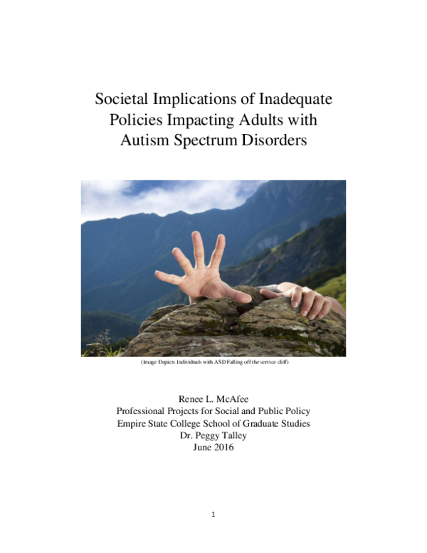 (DOC) Societal Implications of Inadequate Policies Impacting Adults ...