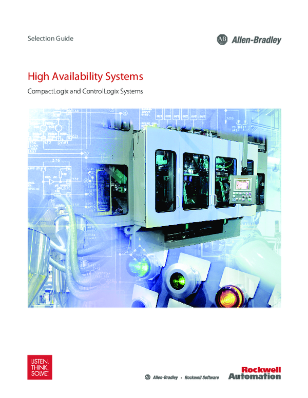 (PDF) High Availability Systems CompactLogix and ControlLogix Systems ...
