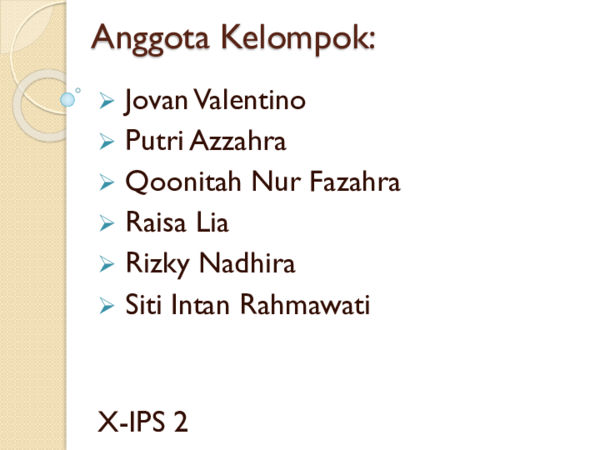(PPT) Anggota Kelompok