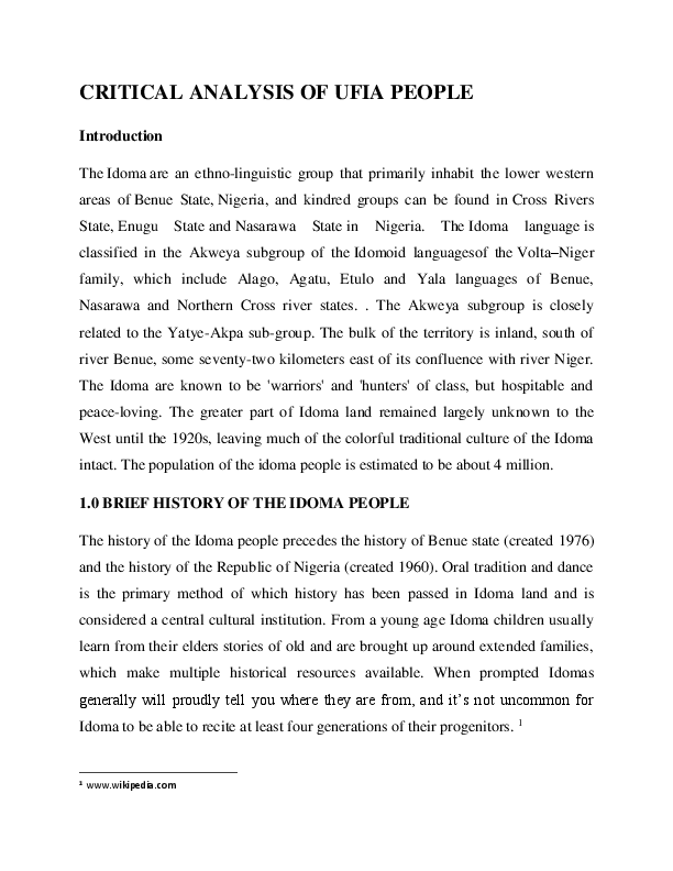 (DOC) CRITICAL ANALYSIS OF UFIA PEOPLE