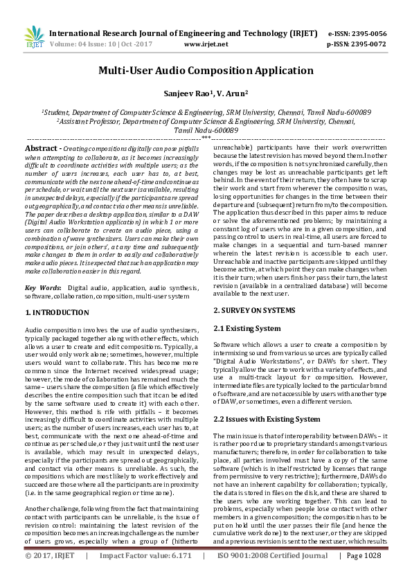 (PDF) Multi-User Audio Composition Application