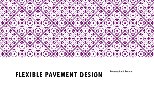 (PPT) Flexible Pavement Design