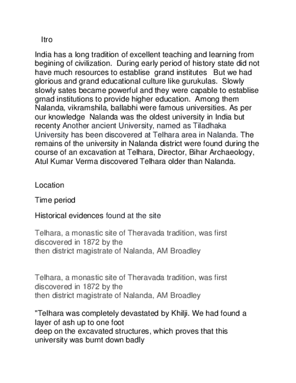 (DOC) Telhara university