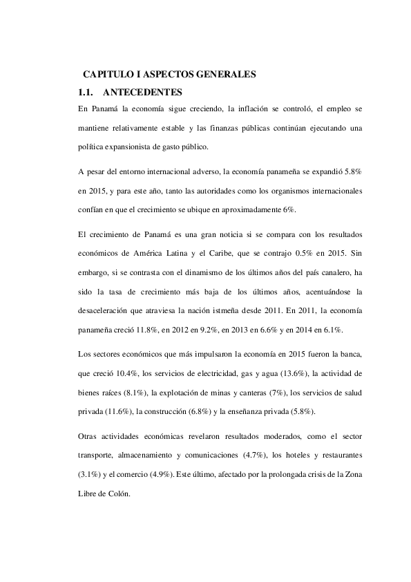 (DOC) CAPITULO I ASPECTOS GENERALES