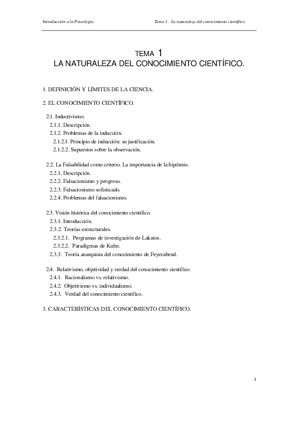 (PDF) LA NATURALEZA DEL CONOCIMIENTO CIENTÍFICO