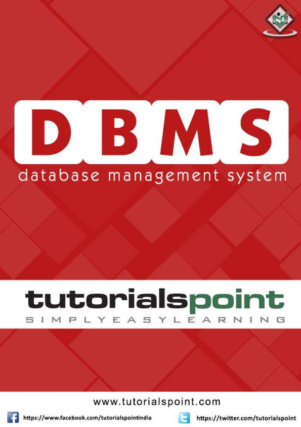 (PDF) Dbms tutorial (1)